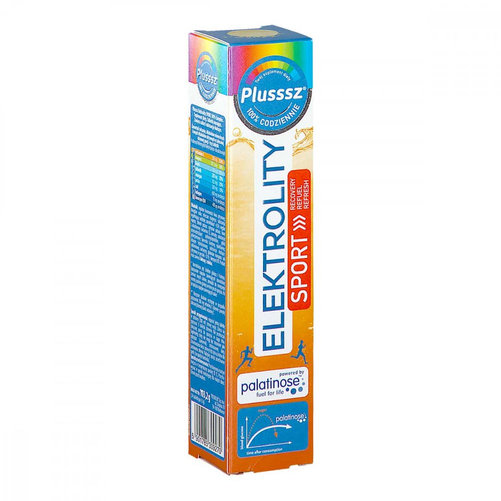 Plusssz Elektrolity Sport 100% Complex tabletki musujące 24