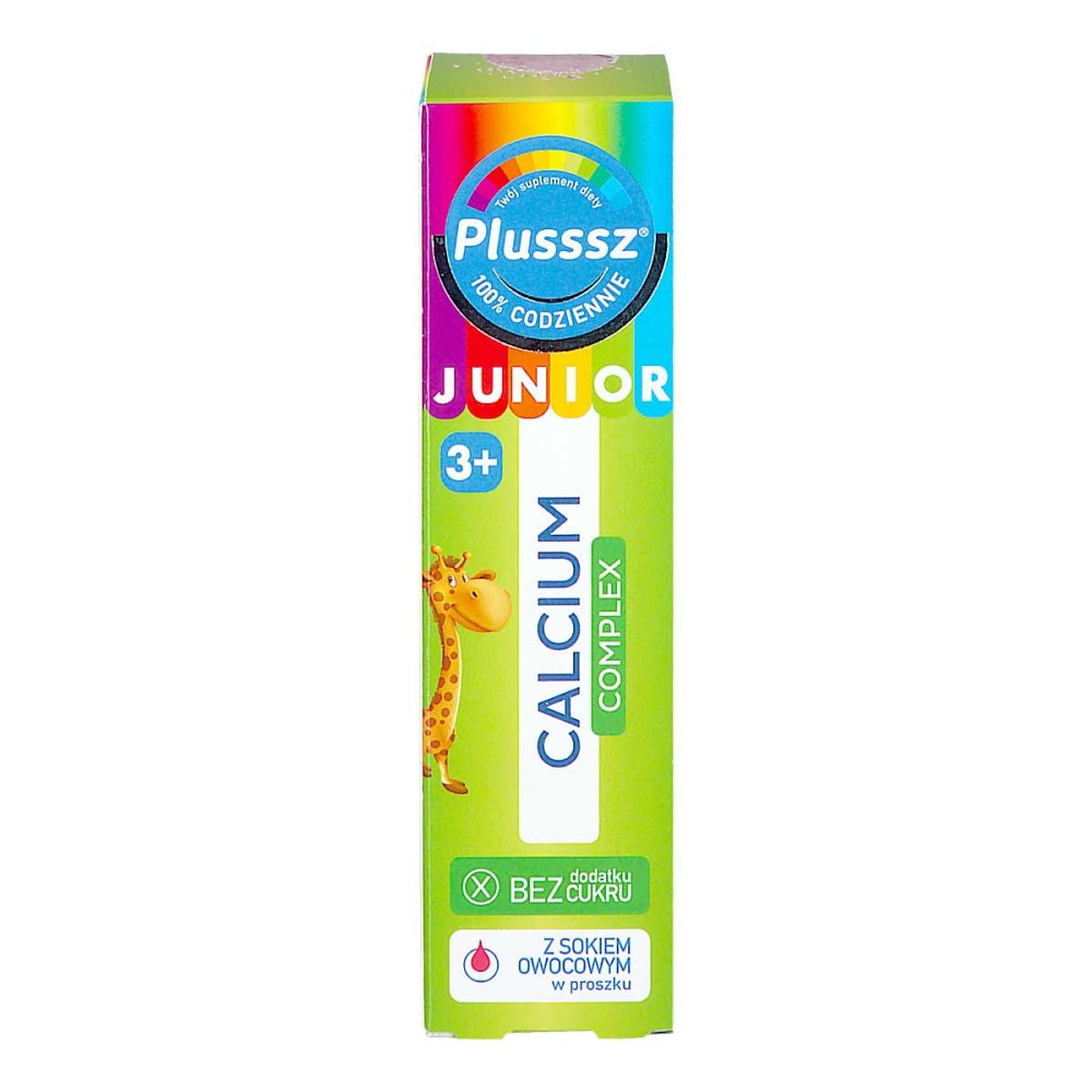 Plusssz Junior Calcium Complex cena, apteka - Apo-Discounter.pl