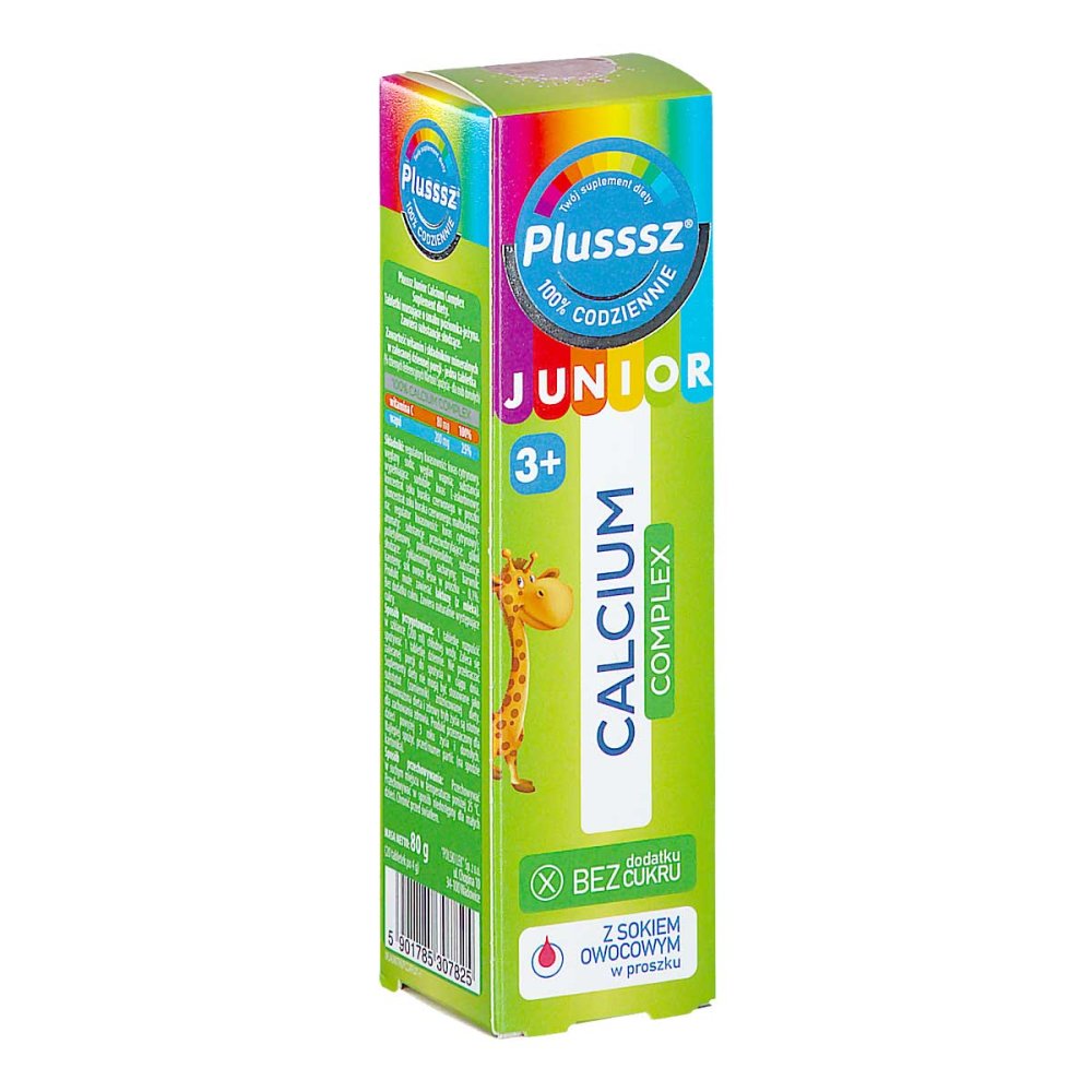 Plusssz Junior Calcium Complex cena, apteka - Apo-Discounter.pl