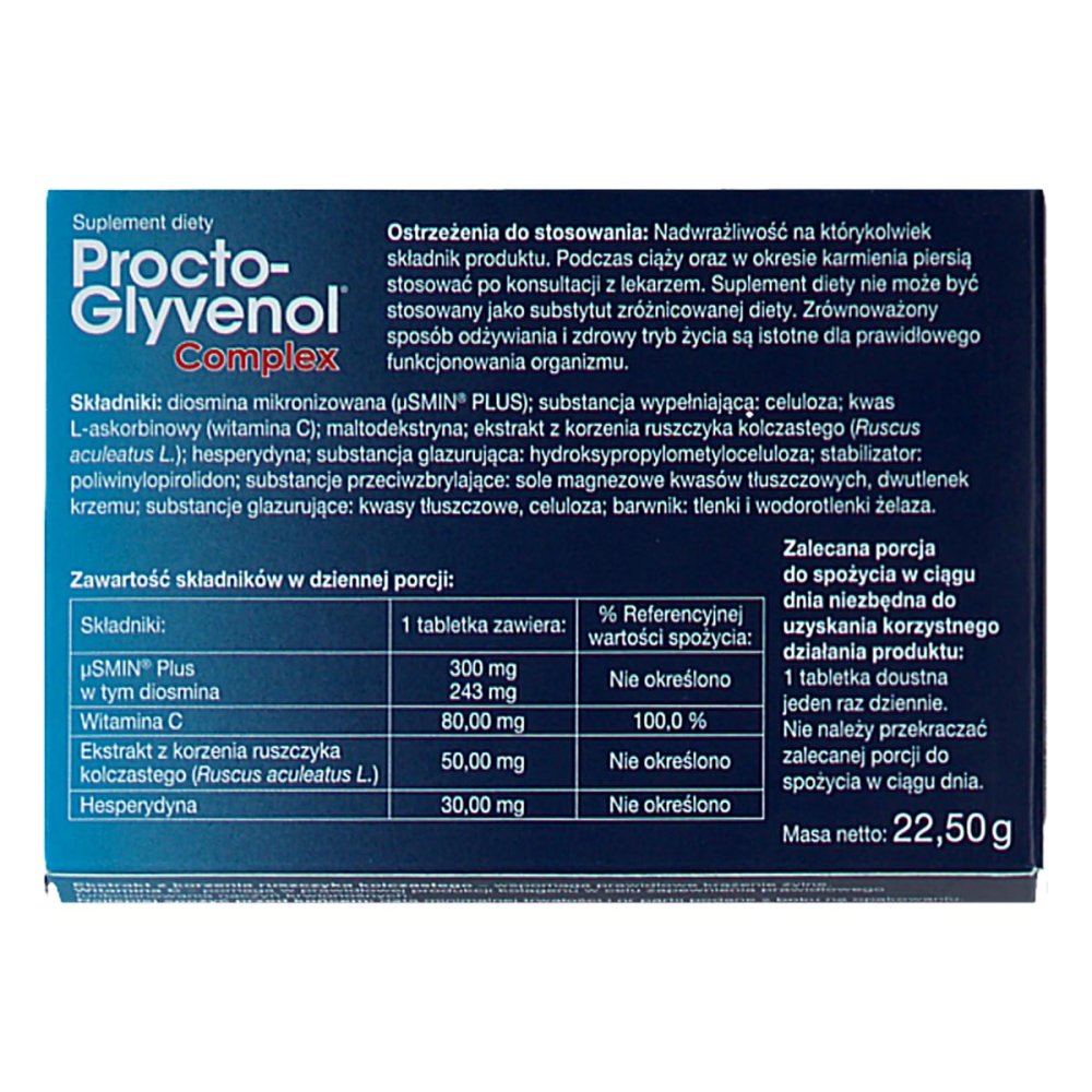 Procto-Glyvenol Complex tabletki 30 kup online