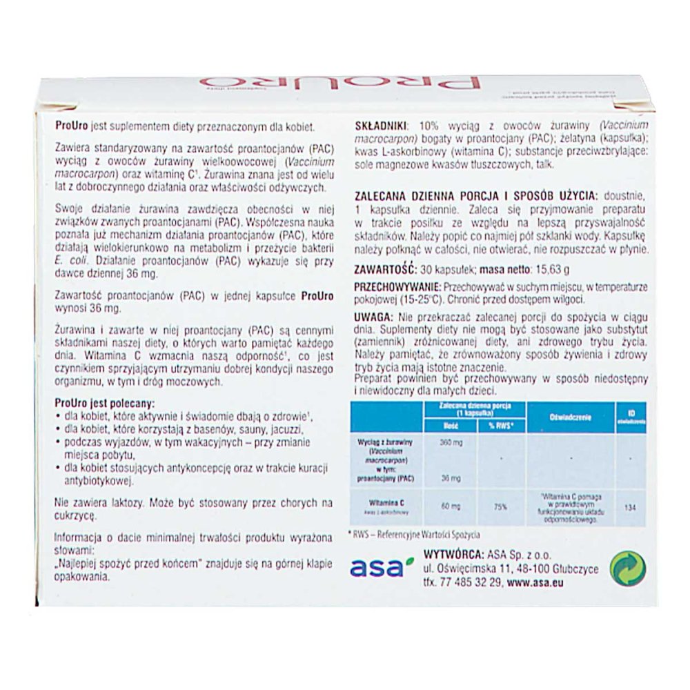 ProUro kapsułki 30 kup online | apteka internetowa apo-discounter.pl