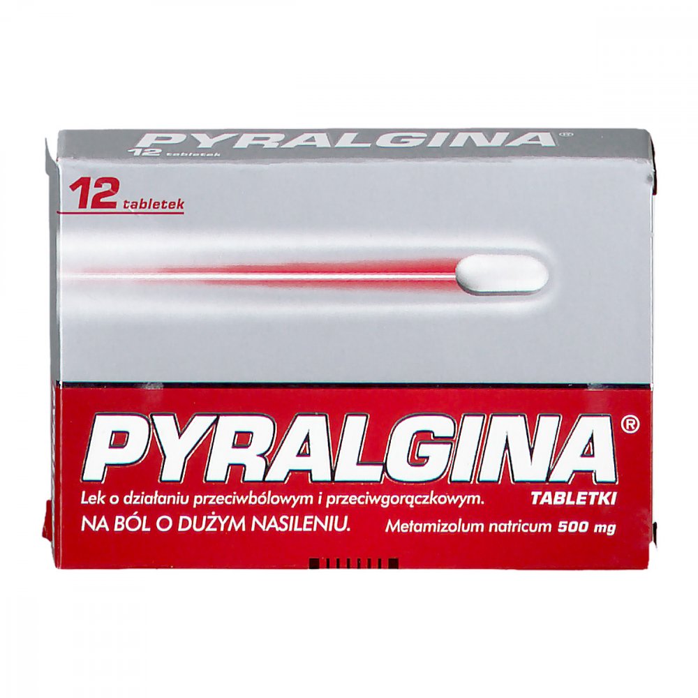 Pyralgina 500mg tabletki 12 kup online | apteka internetowa apo ...