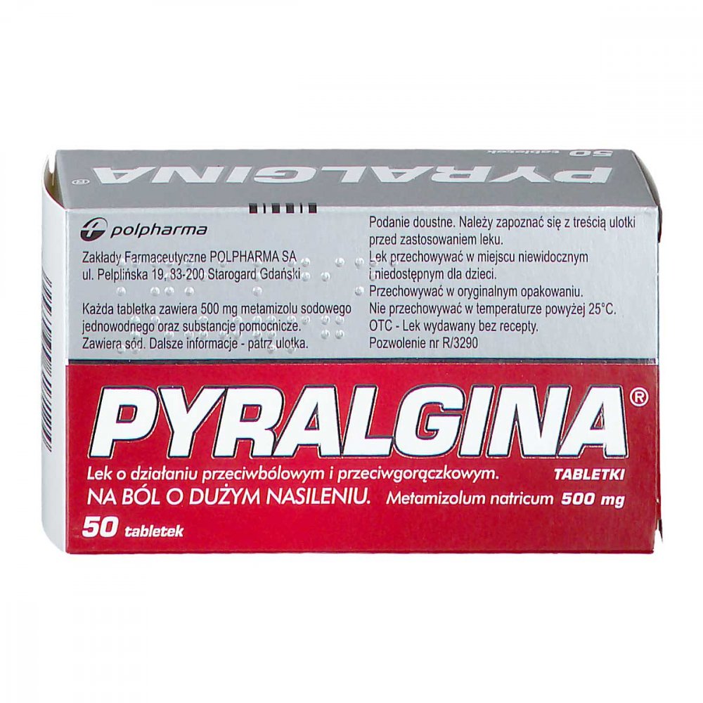 Pyralgina tabletki 50 kup online | apteka internetowa apo-discounter.pl