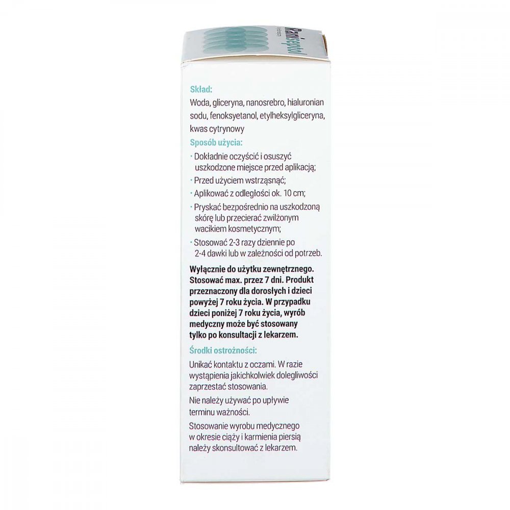 Raniseptol spray na rany z nanosrebrem cena, opinie - Apo-Discounter.pl