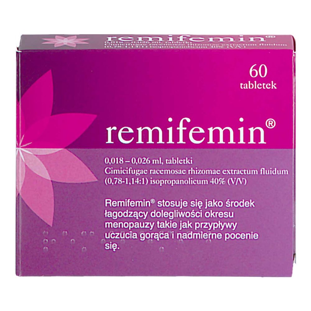 Remifemin tabletki na menopauzę, Remifemin lek - Apo-Discounter.pl