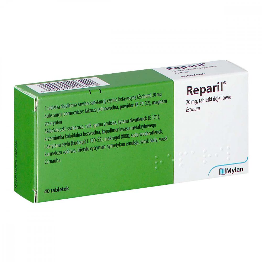 Reparil tabletki dojelitowe 40 kup online | apteka internetowa apo ...
