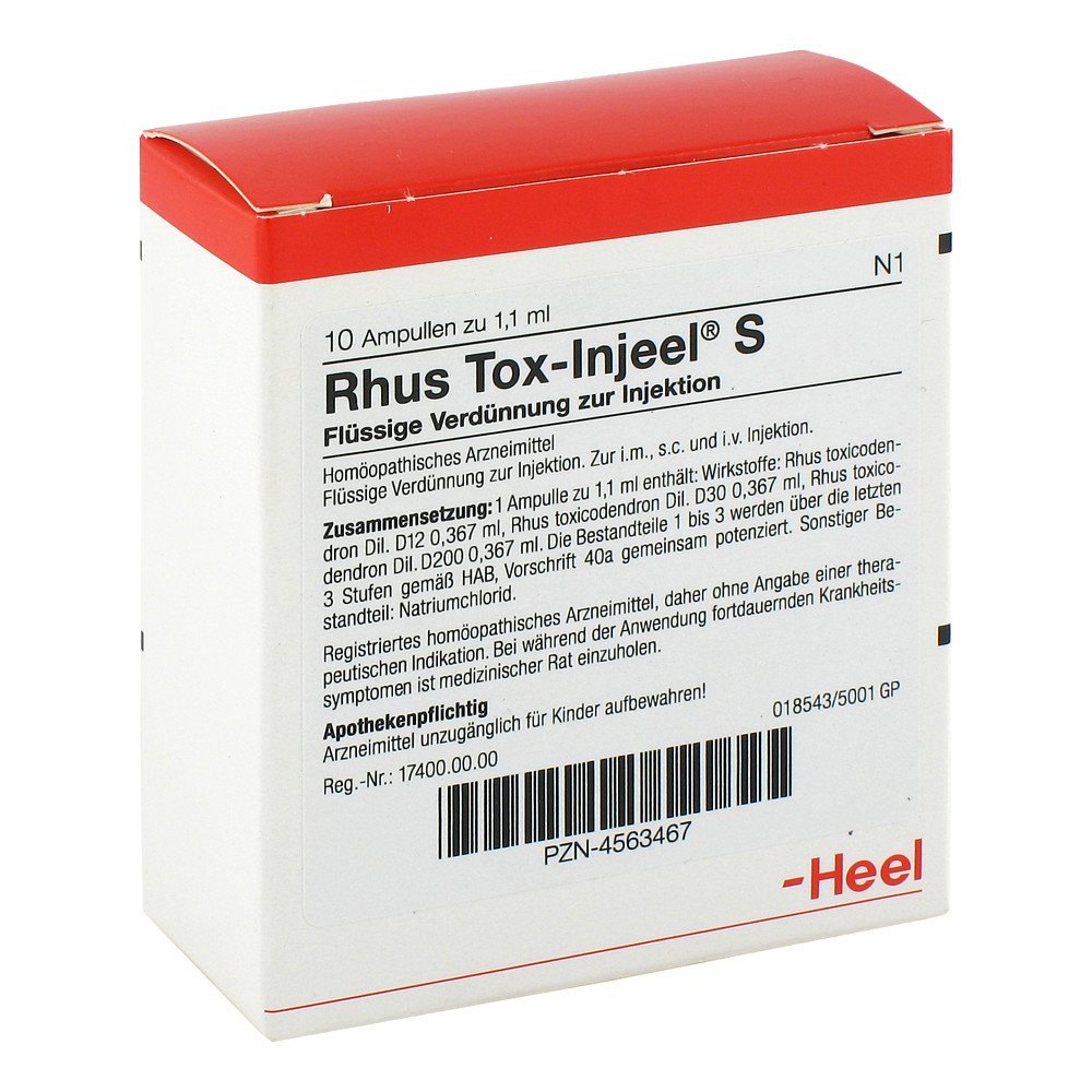Rhus Tox Injeel S ampułki (10 x 1,1ml) 10 szt. kup online