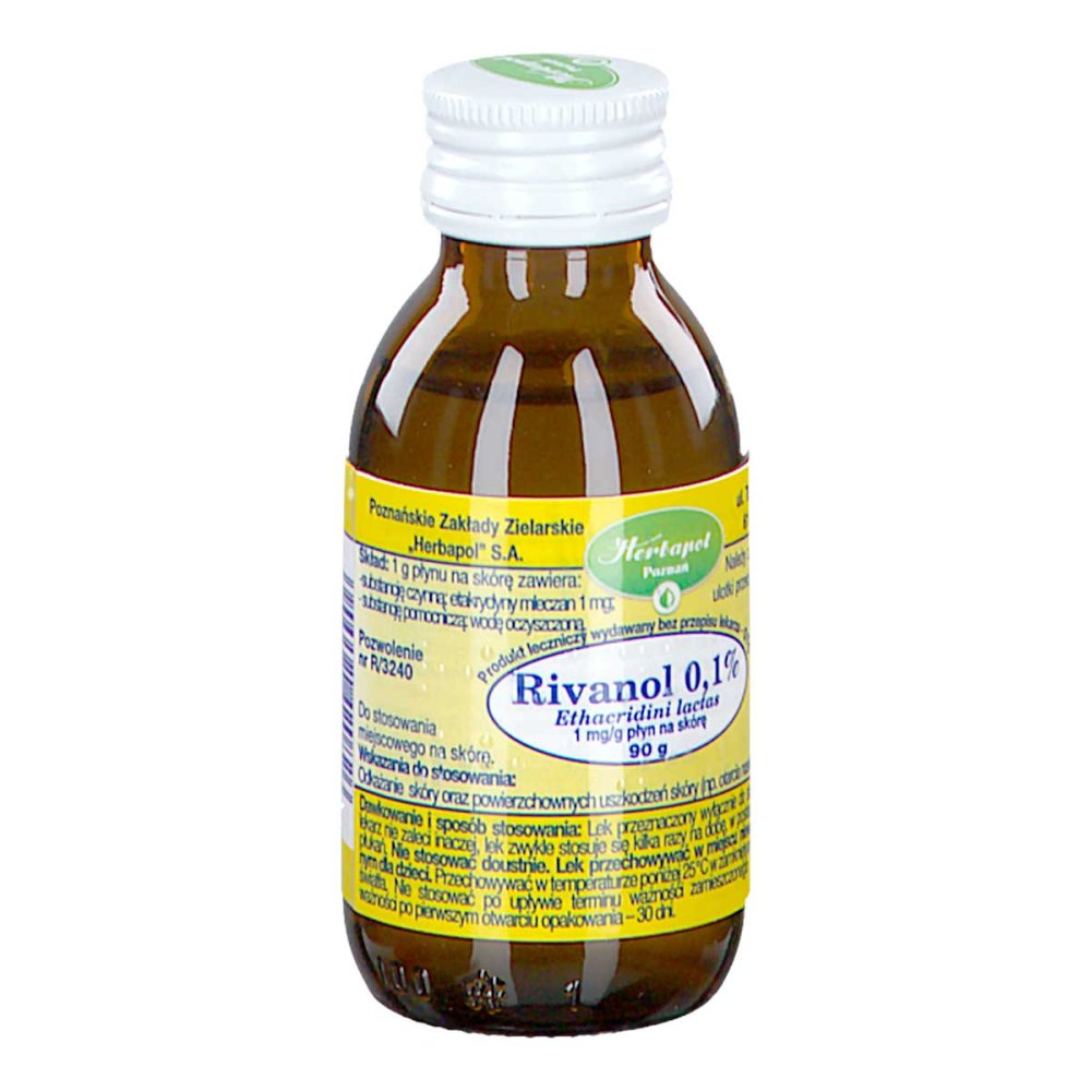 Rivanol 0,1% 90 g kup online | apteka internetowa apo-discounter.pl