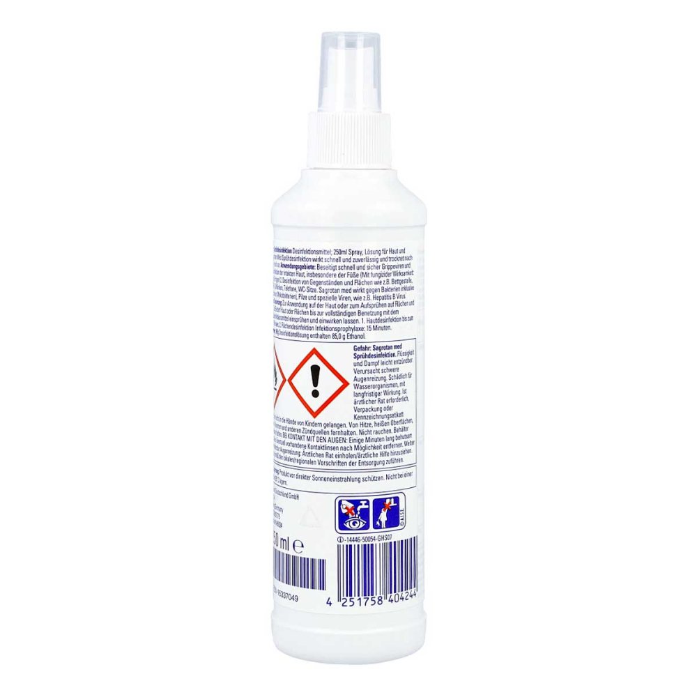 Sagrotan Med spray 250 ml kup online | apteka internetowa apo-discounter.pl