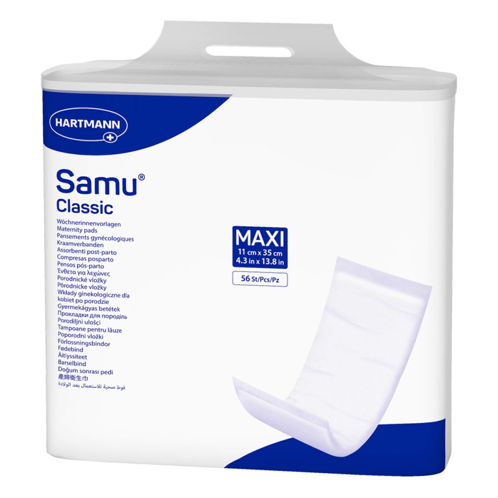Samu Wöchnerinnen Vorlagen Classic maxi 11x35 cm 56 szt.