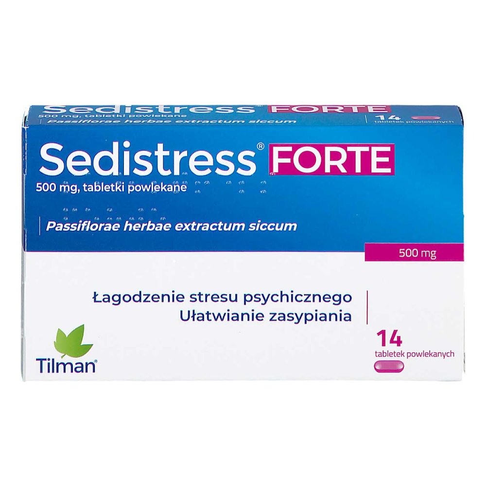 Sedistress Forte tabletki 14 kup online | apteka internetowa apo ...