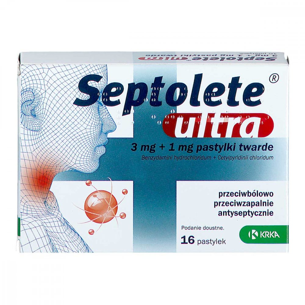 Septolete ultra pastylki 16 kup online | apteka internetowa apo ...