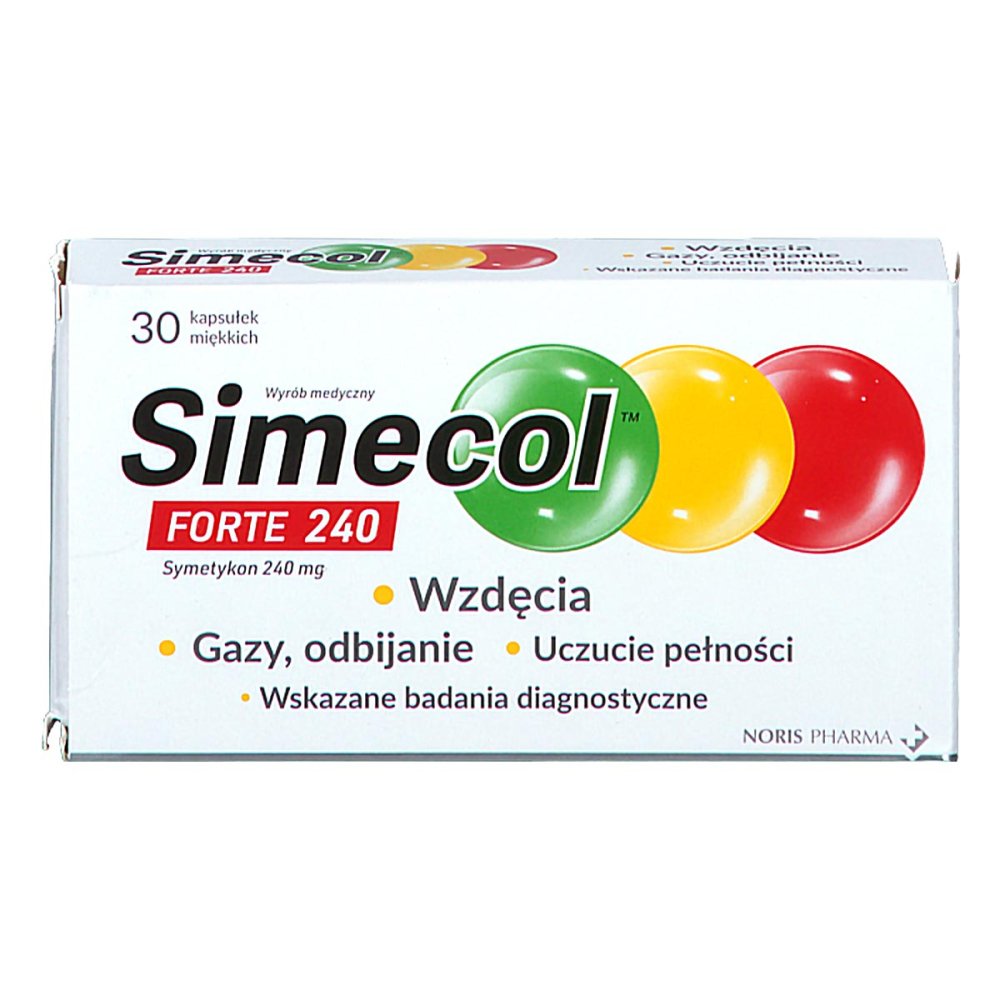 Simecol Forte 240 kapsułki miękkie 30 kup online