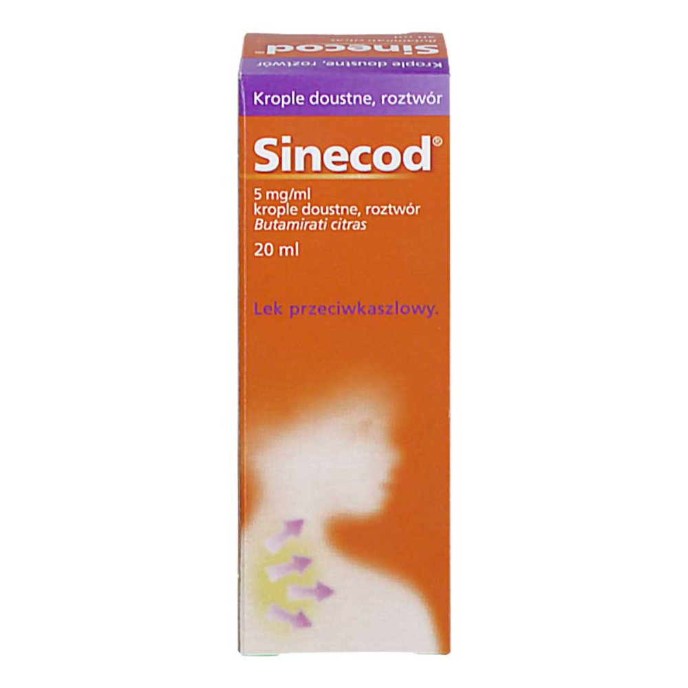 Sinecod krople doustne, krople na kaszel Sinecod, krople ...