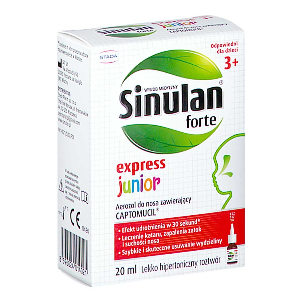 Sinulan Express Forte Junior spray 20 ml kup online