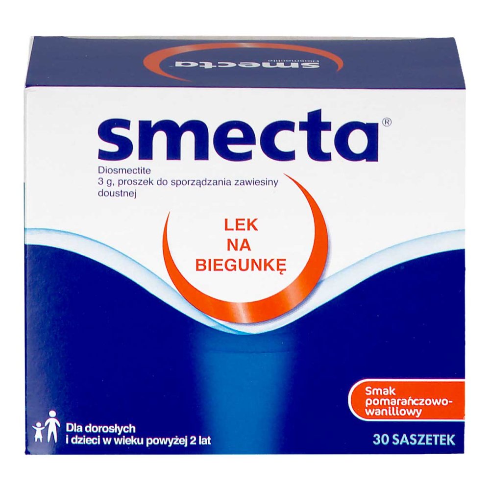 Smecta lek na biegunkę 30 kup online | apteka internetowa apo-discounter.pl