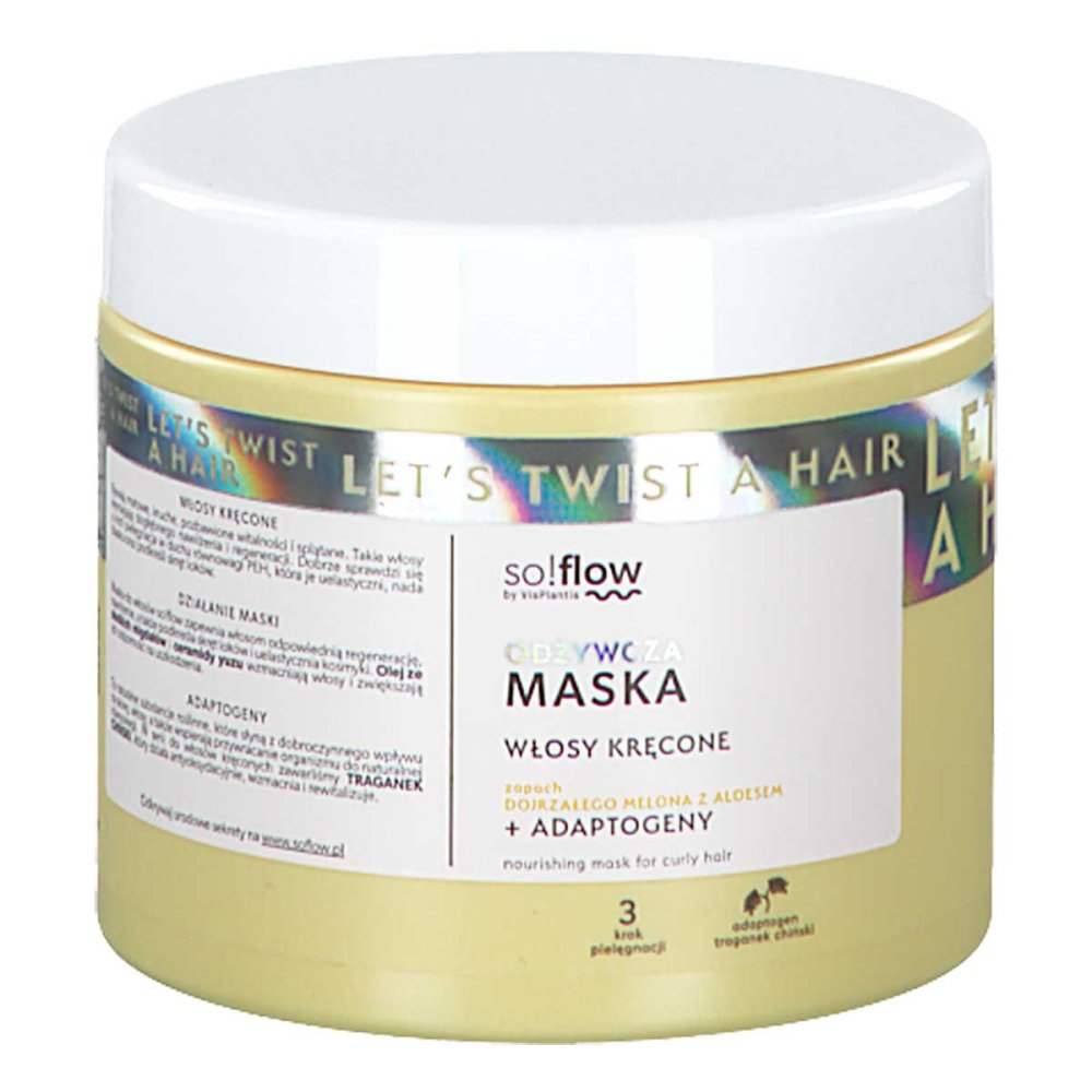 So!flow By Vis Plantis Maska odżywcza włosy kręcone 400 ml