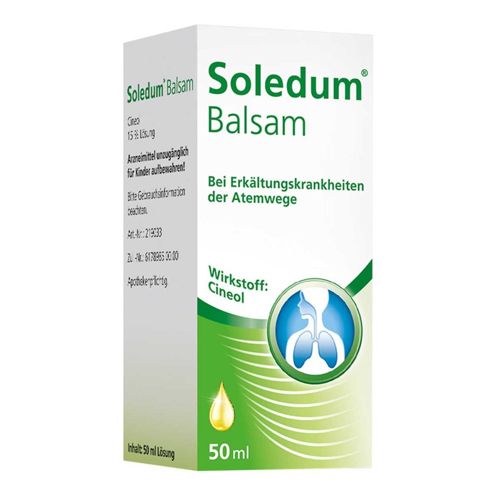 Soledum Balsam płyn 50 ml kup online | apteka internetowa apo-discounter.pl