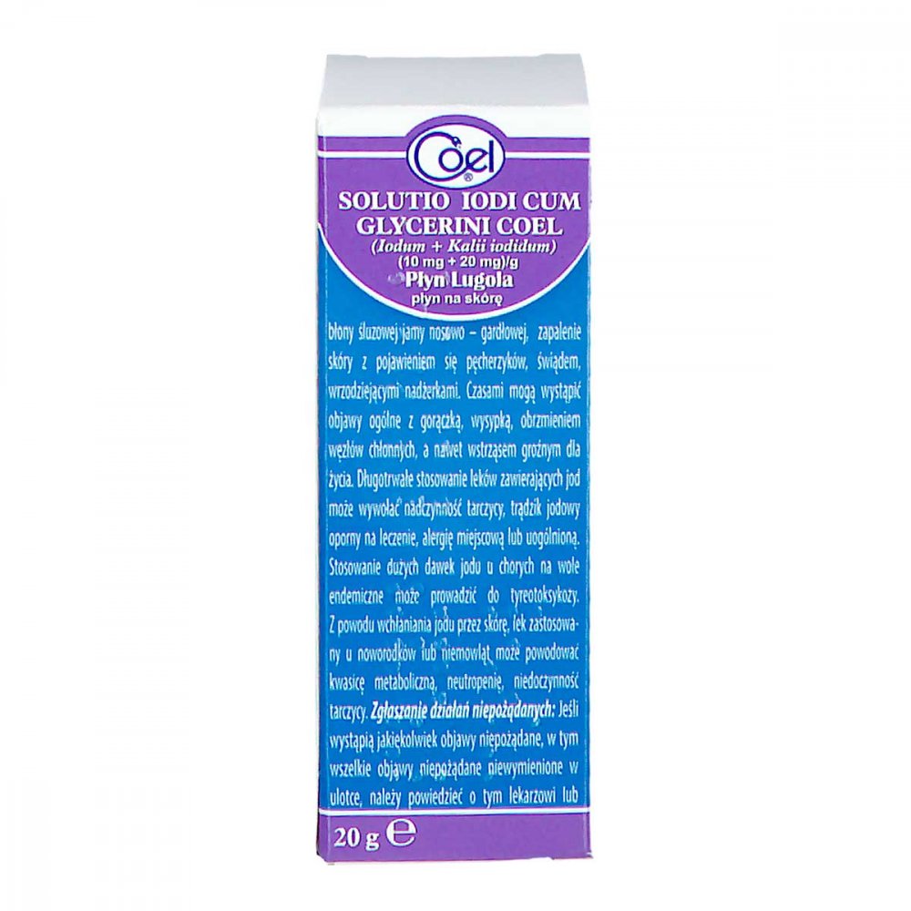 Solutio Iodi Cum Glycerini (Płyn Lugola) 20 g kup online