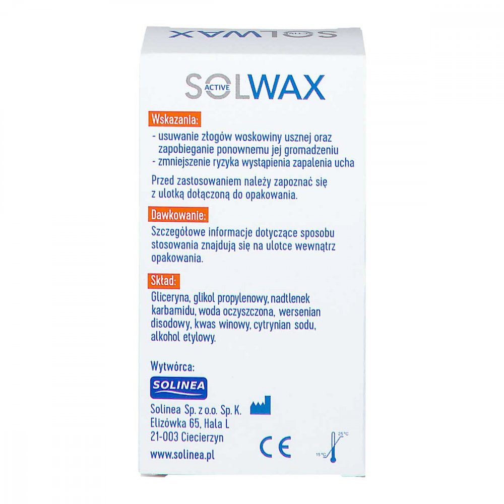 Solwax Active Spray 15 ml kup online | apteka internetowa apo-discounter.pl