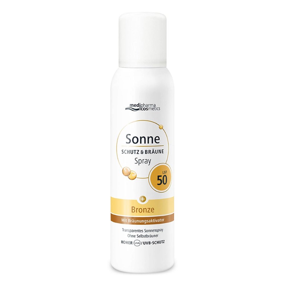 Sonne Schutz & Bräune Spray Bronze Lsf 50 150 ml