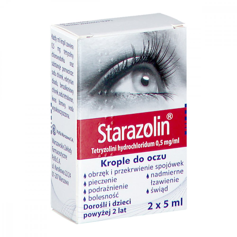 Starazolin krople do oczu łagodzące podrażnienia, krople Starazolin ...