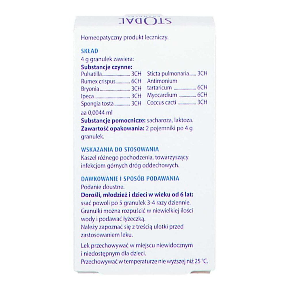 Stodal granulki 2 kup online | apteka internetowa apo-discounter.pl