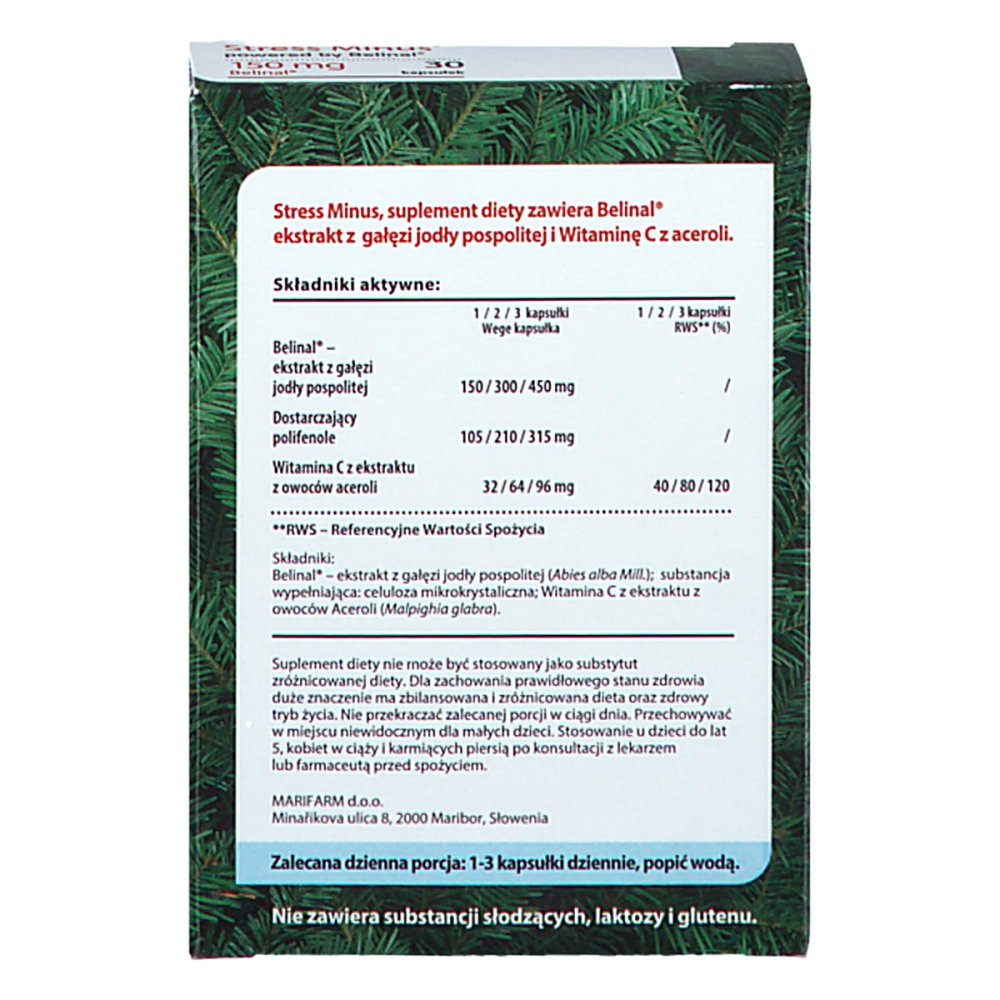 Stress Minus powered by Belinal kapsułki 30 kup online