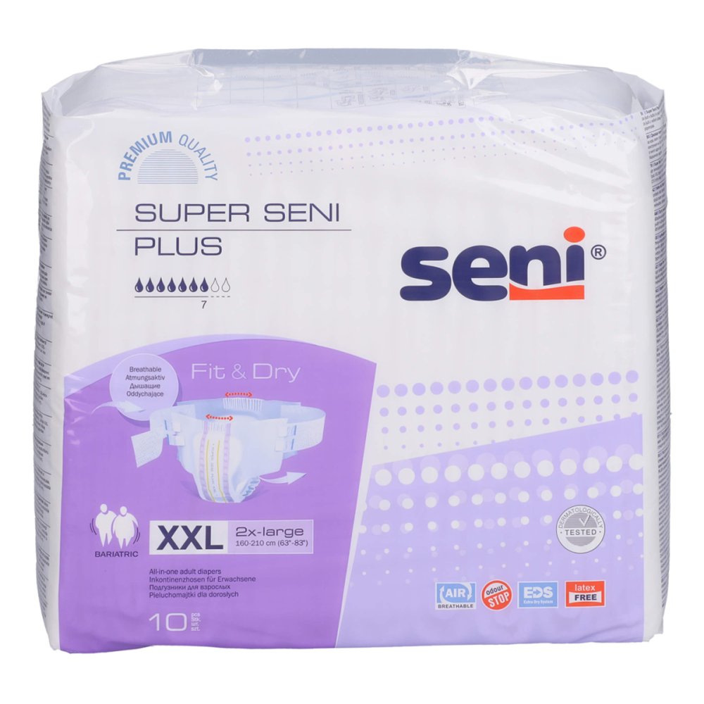 Super Seni Plus Xxl Inkontinenzhose für Erwachsene 10 szt.