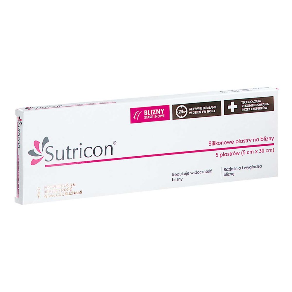 Sutricon Plastry na blizny silikonowe 5 x 30 cm 5