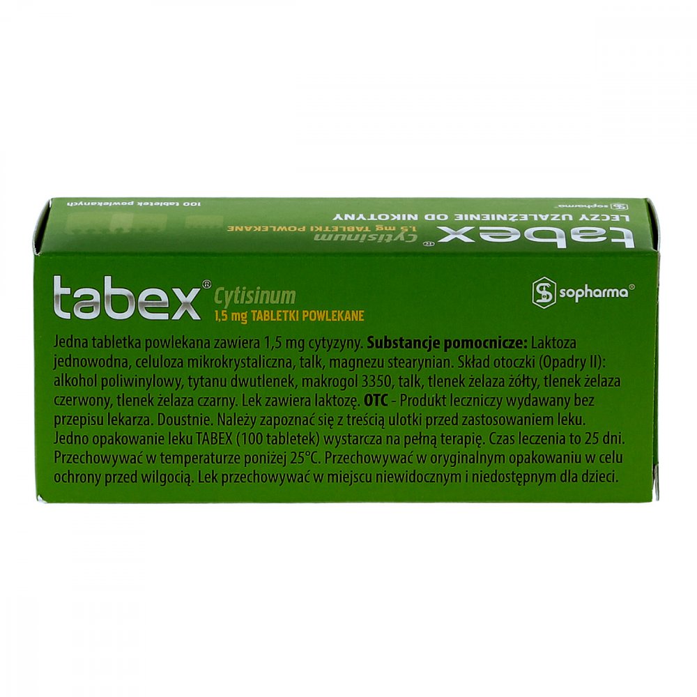 Tabex tabletki z cytyzyną, Tabex apteka, cena, opinie - Apo-Discounter.pl