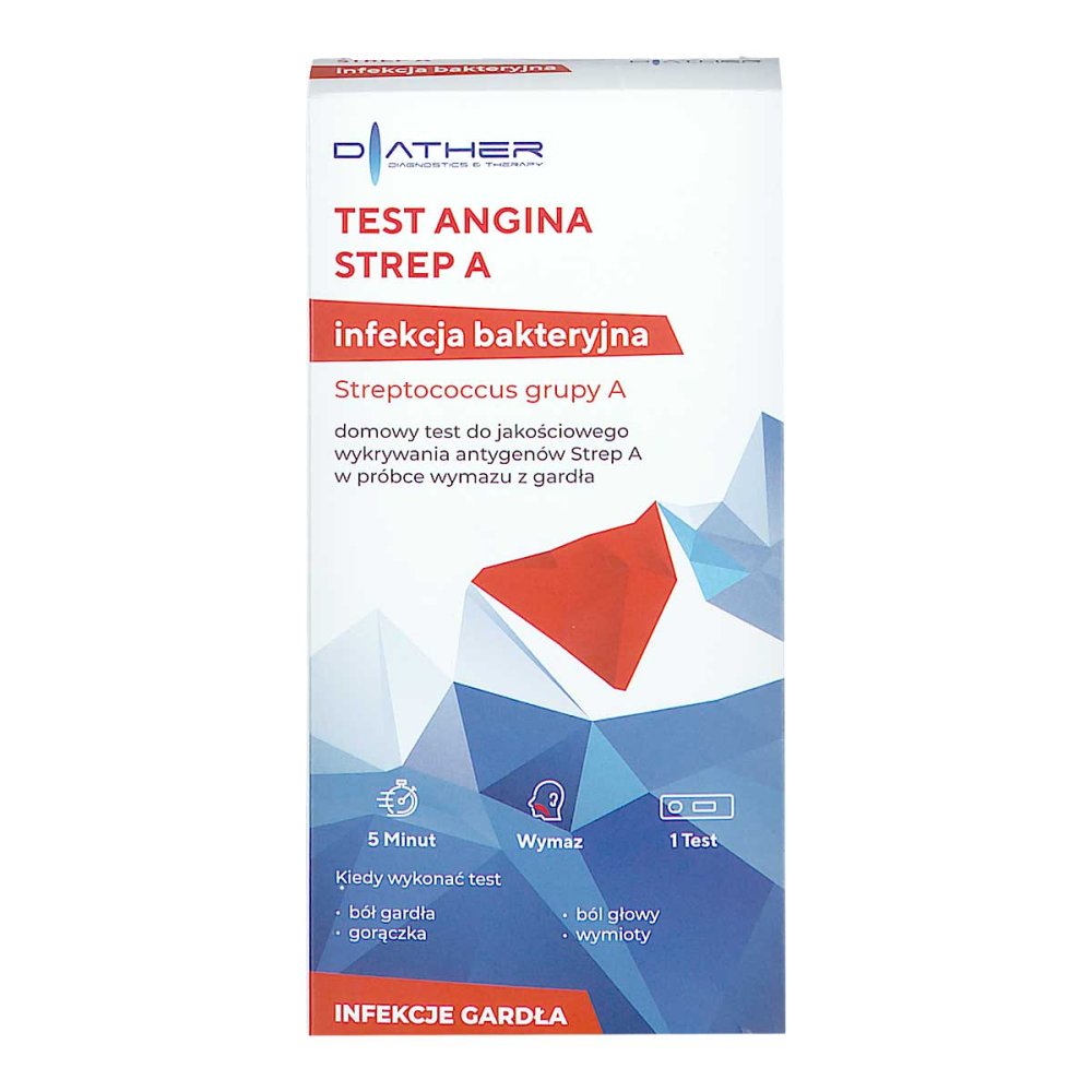 Test Angina Strep A 1 kup online | apteka internetowa apo-discounter.pl
