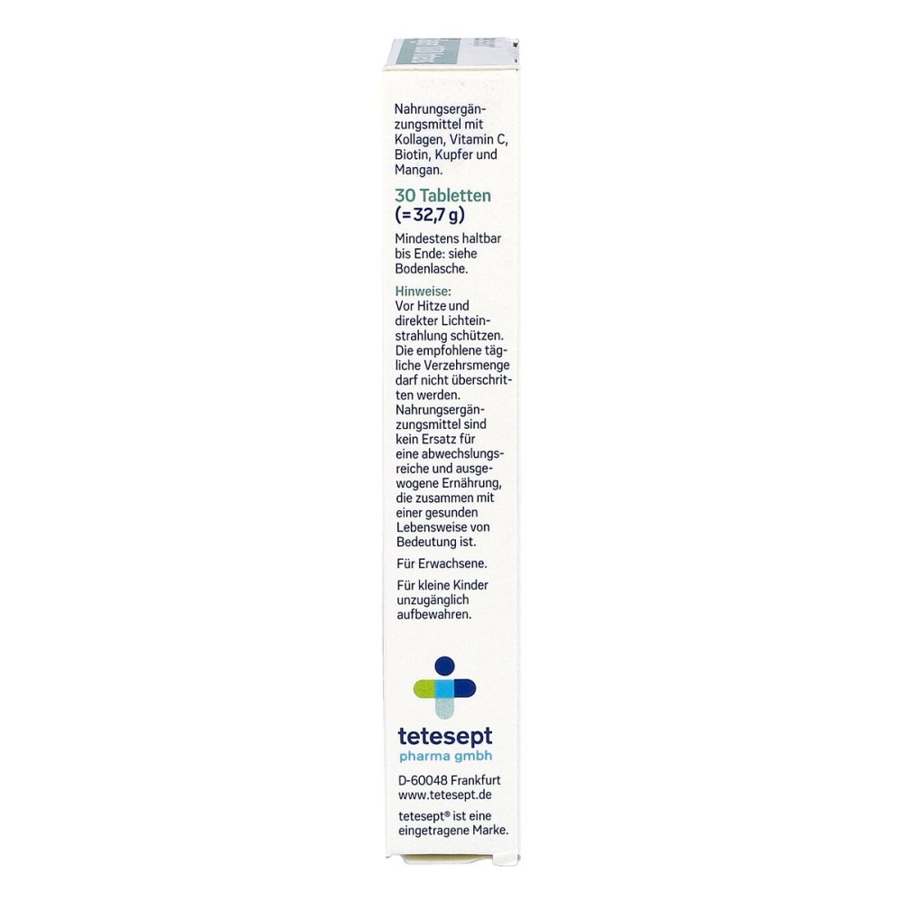Tetesept Kollagen 1000 Intens Tabletten 30 Szt Kup Online