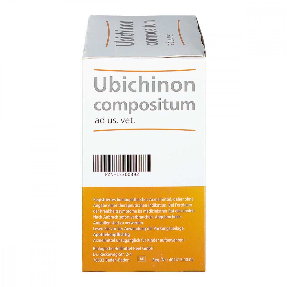 Ubichinon compositum do użytku weterynaryjnego, ampułki 100 szt.