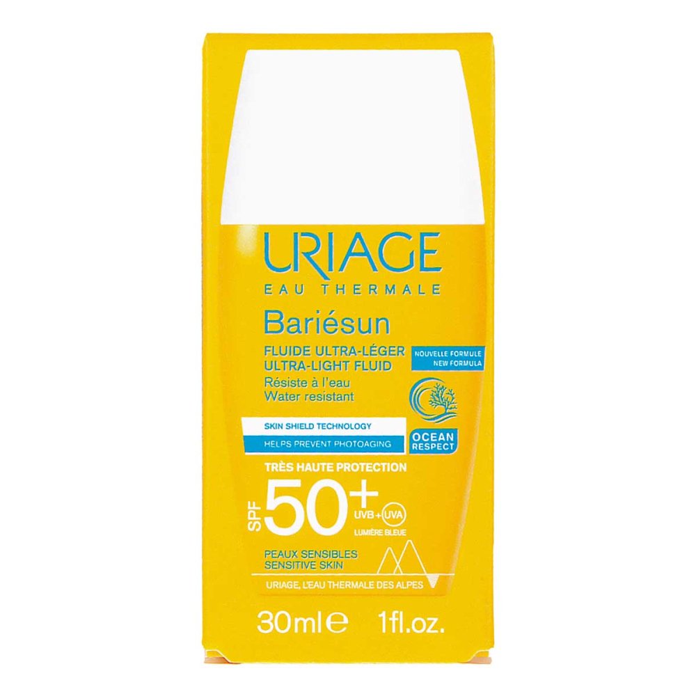 Uriage Bariesun SPF 50+ fluid ultralekki, Uriage fluid SPF 50 - Apo ...