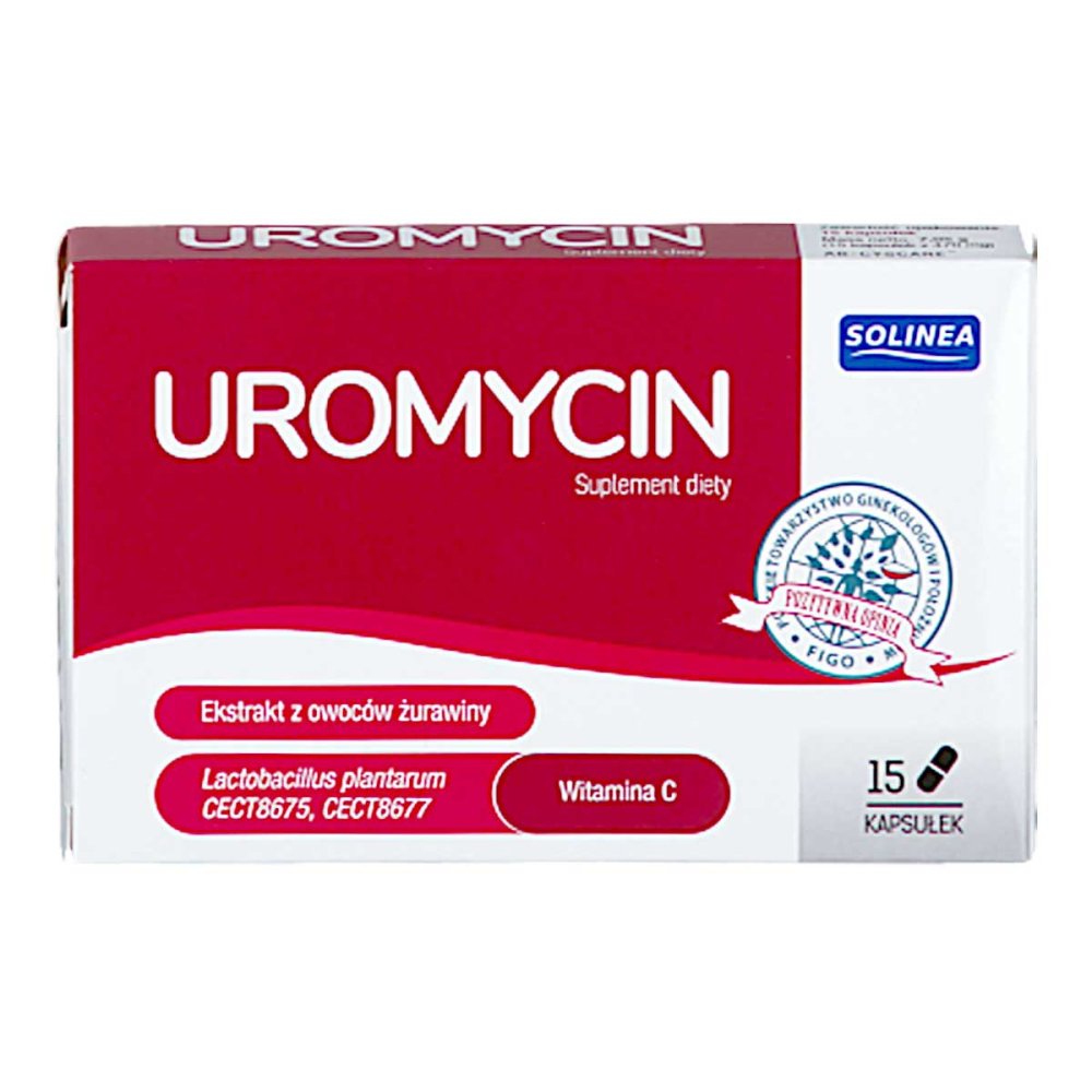Uromycin kapsułki 15 kup online | apteka internetowa apo-discounter.pl