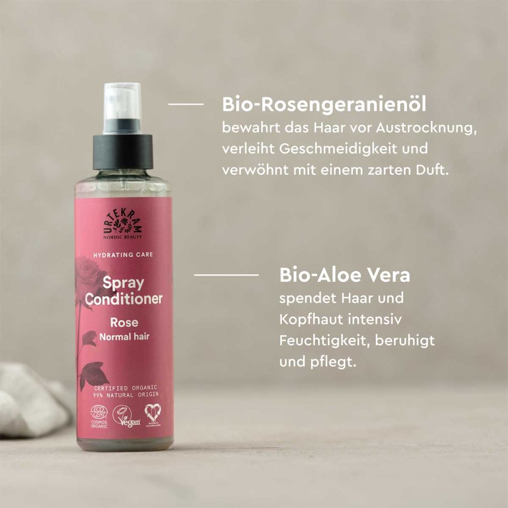 Urtekram Rose Spray Conditioner 250 ml kup online