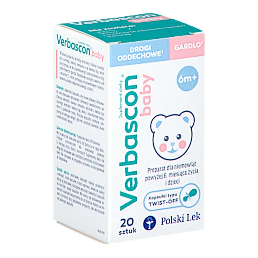 Verbascon Baby kapsułki 20 kup online | apteka internetowa apo ...