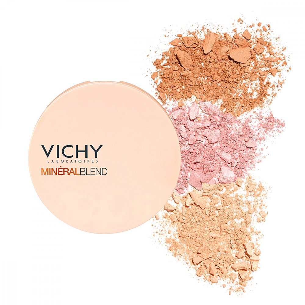 Vichy Mineralblend puder trójkolorowy nadający blask 9 g