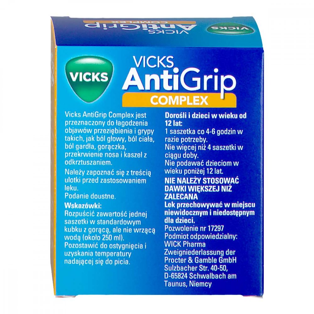 Vicks Antigrip Complex (Vicks SymptoMed Complete C 10