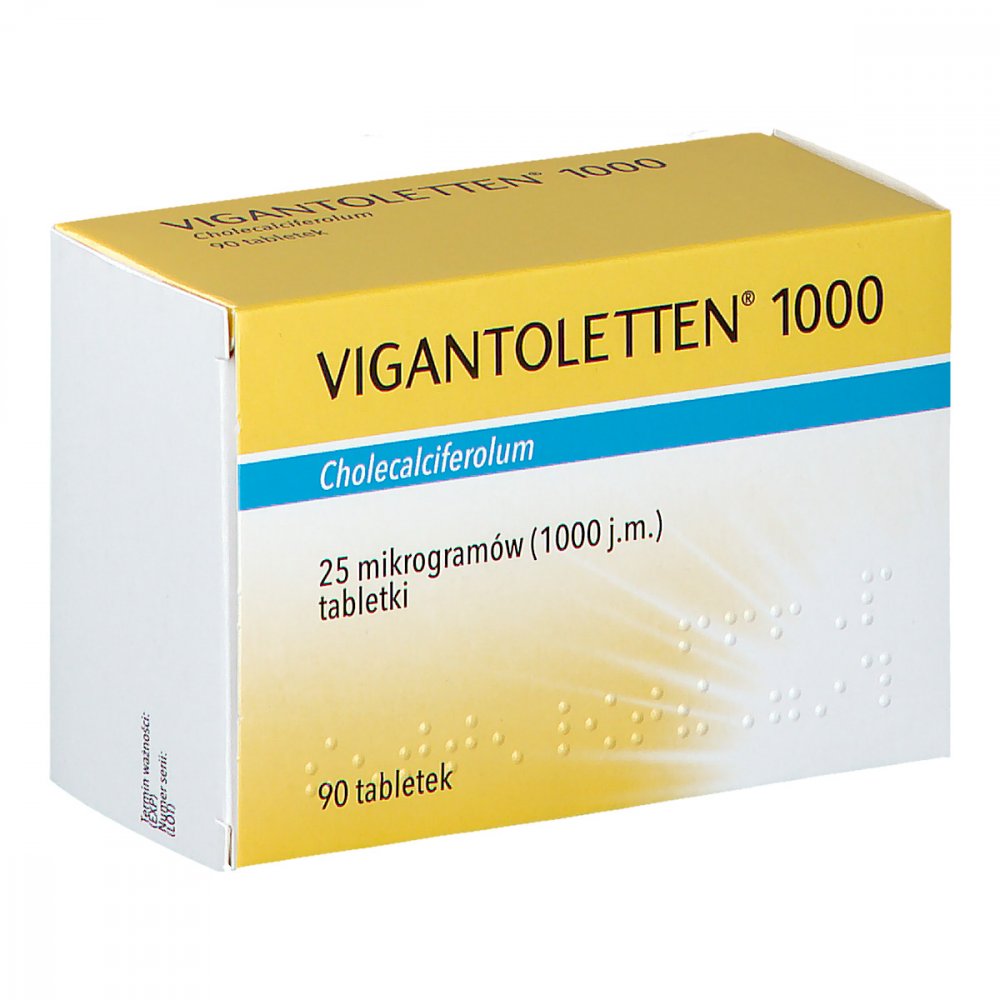 Vigantoletten 1000 tabletki 90 kup online | apteka internetowa apo ...