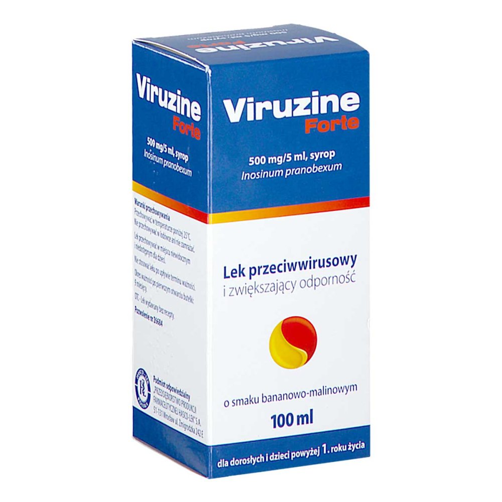 Viruzine Forte syrop 100 ml kup online | apteka internetowa apo ...