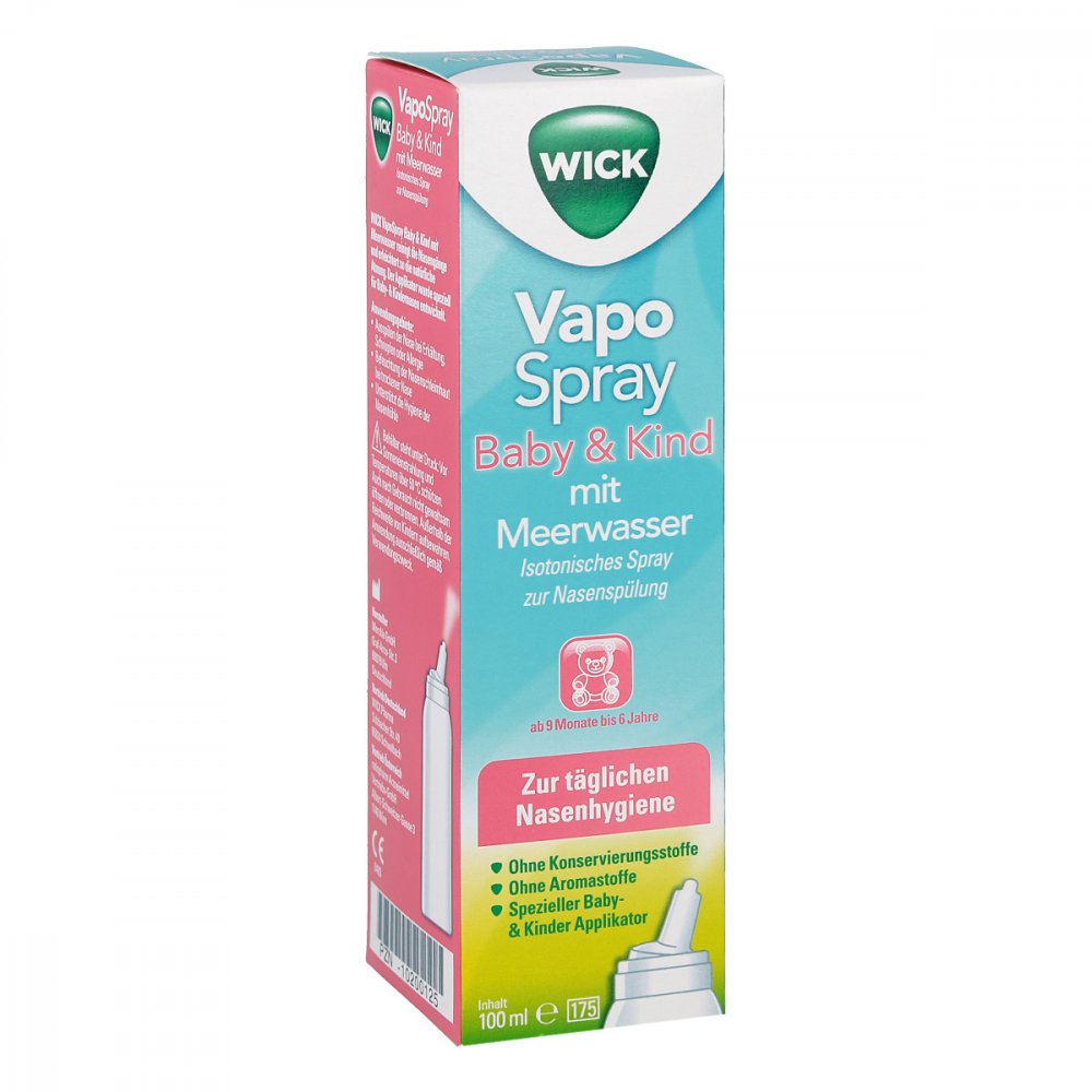 Wick Vapospray® SPRAY DO PŁUKANIA NOSA DLA DZIECI 100 ml