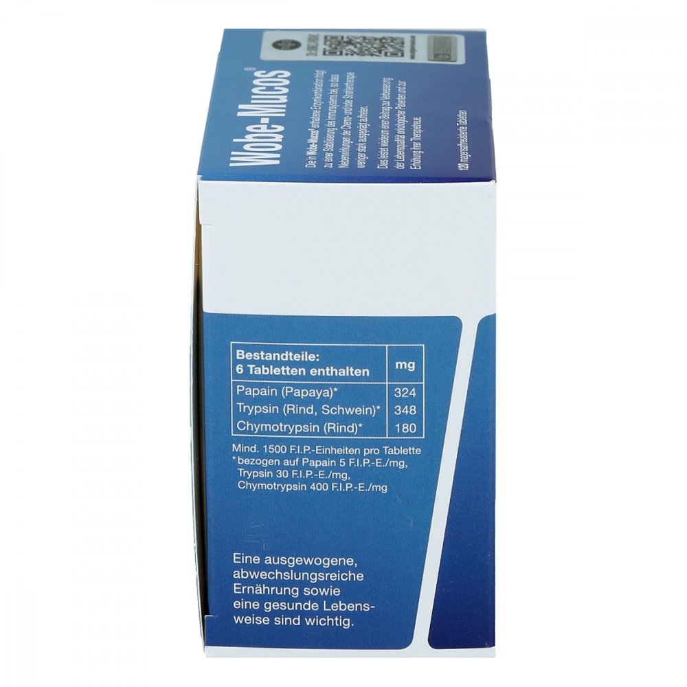 Wobe-Mucos tabletki dojelitowe 120 szt. kup online