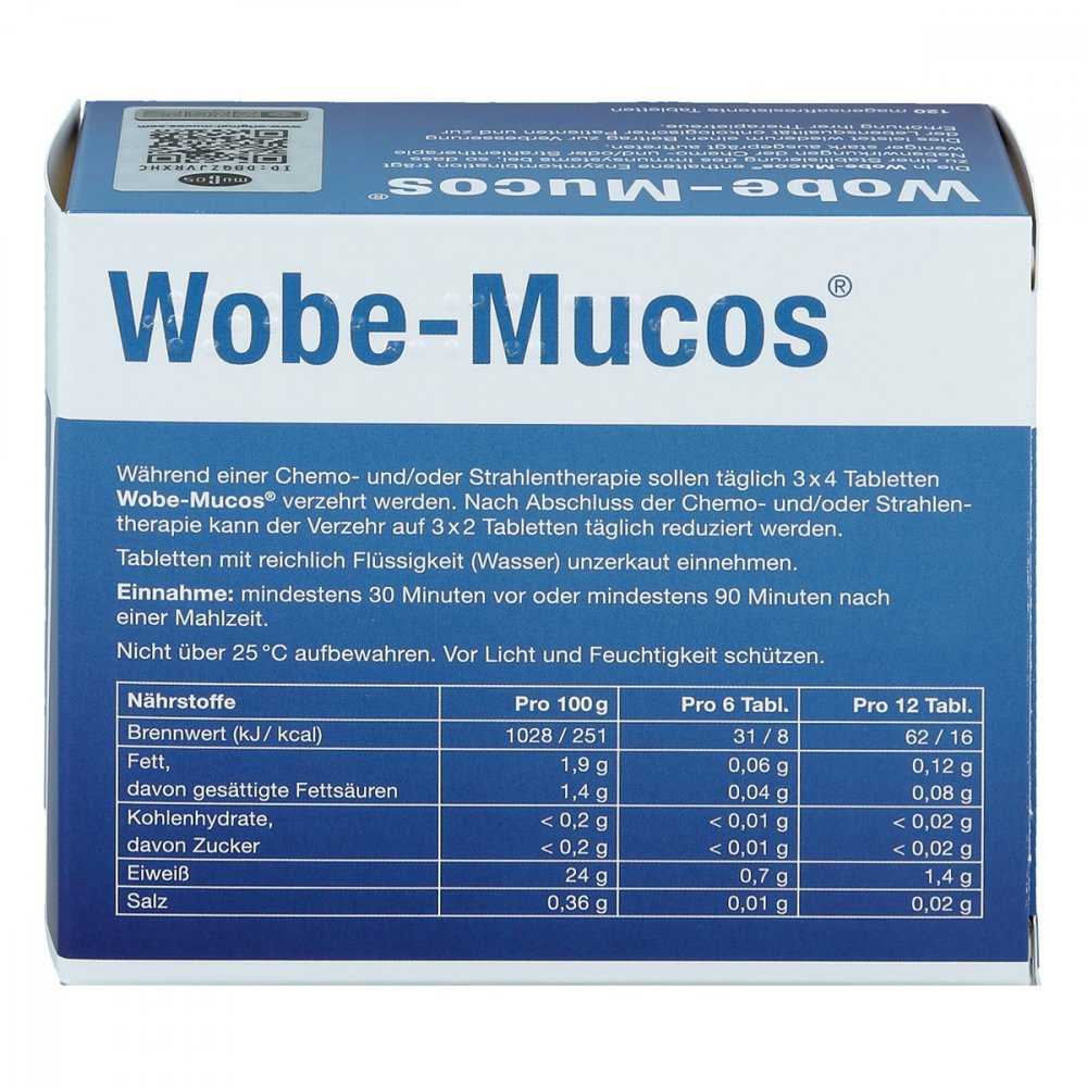Wobe-Mucos tabletki dojelitowe 120 szt. kup online