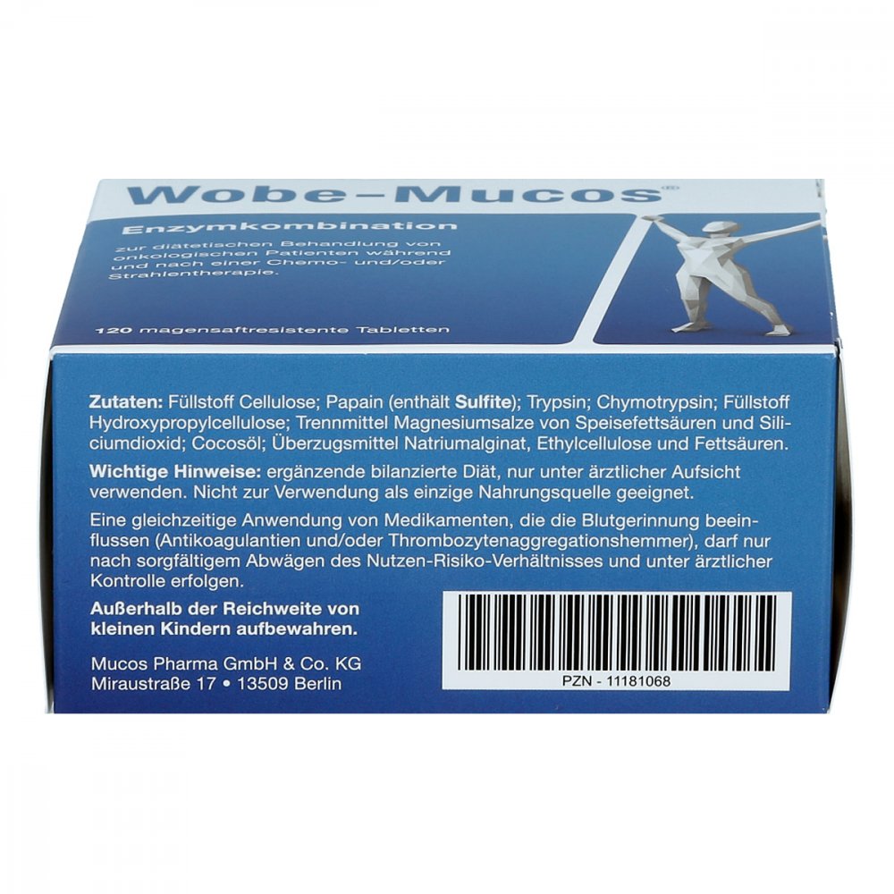 Wobe-Mucos tabletki dojelitowe 120 szt. kup online