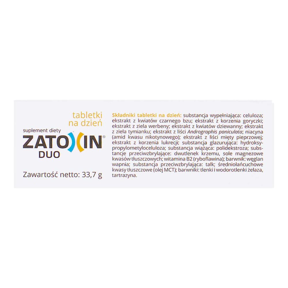 Zatoxin duo 60 kup online | apteka internetowa apo-discounter.pl