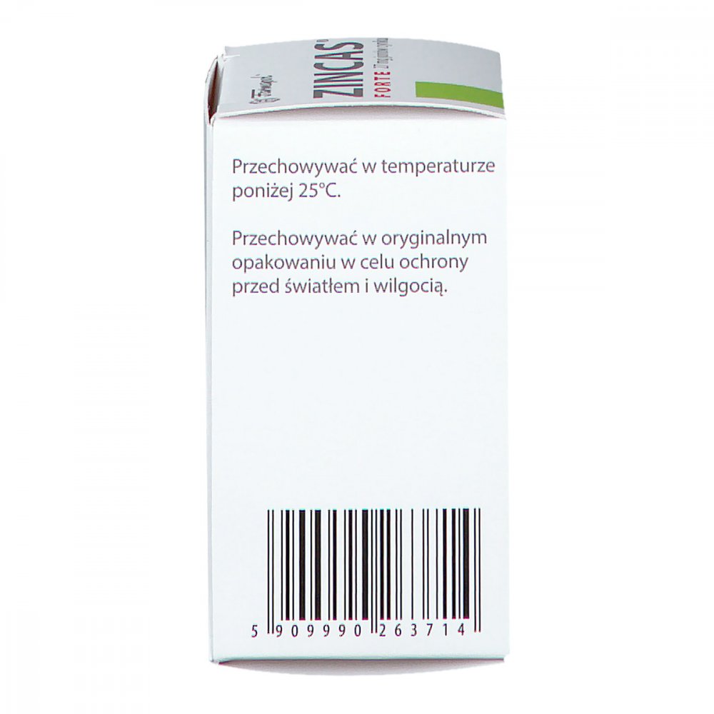Zincas Forte 27 mg jonów cynku, lek Zincas Forte - Apo-Discounter.pl