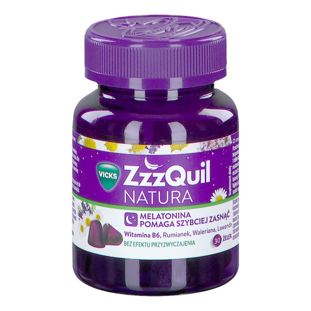 Zzzquil Natura 30 żelek, żelki na spanie z melatoniną - Apo-Discounter.pl