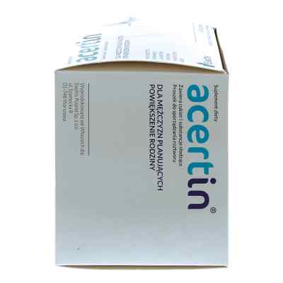 Acertin opinie, suplement diety dla mężczyzn na płodność - Apo ...